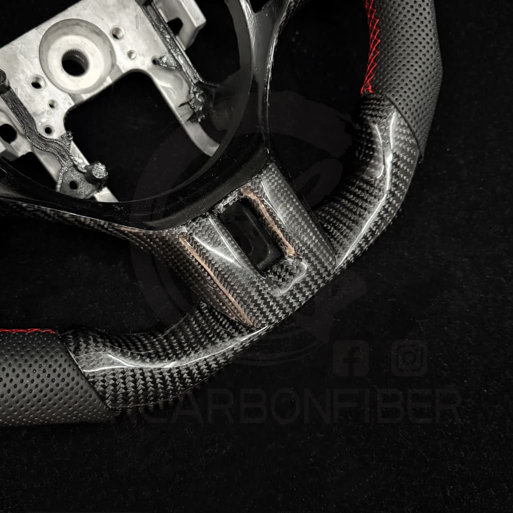 IN STOCK - Mitsubishi Lancer Evo X Carbon Fiber Steering Wheel ...